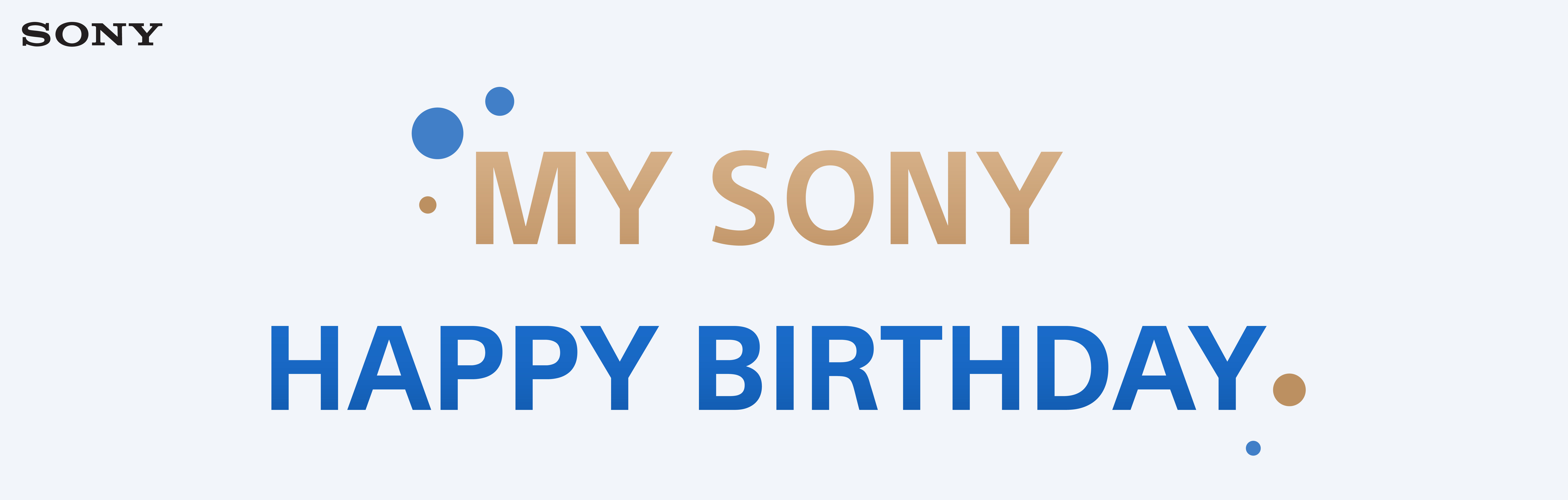 Happy Birthday My Sony